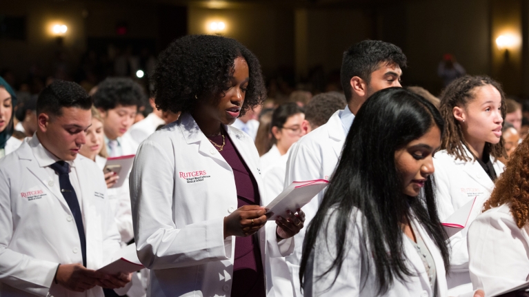 White Coat Ceremony Marks the Start of Rutgers Medical Students ...